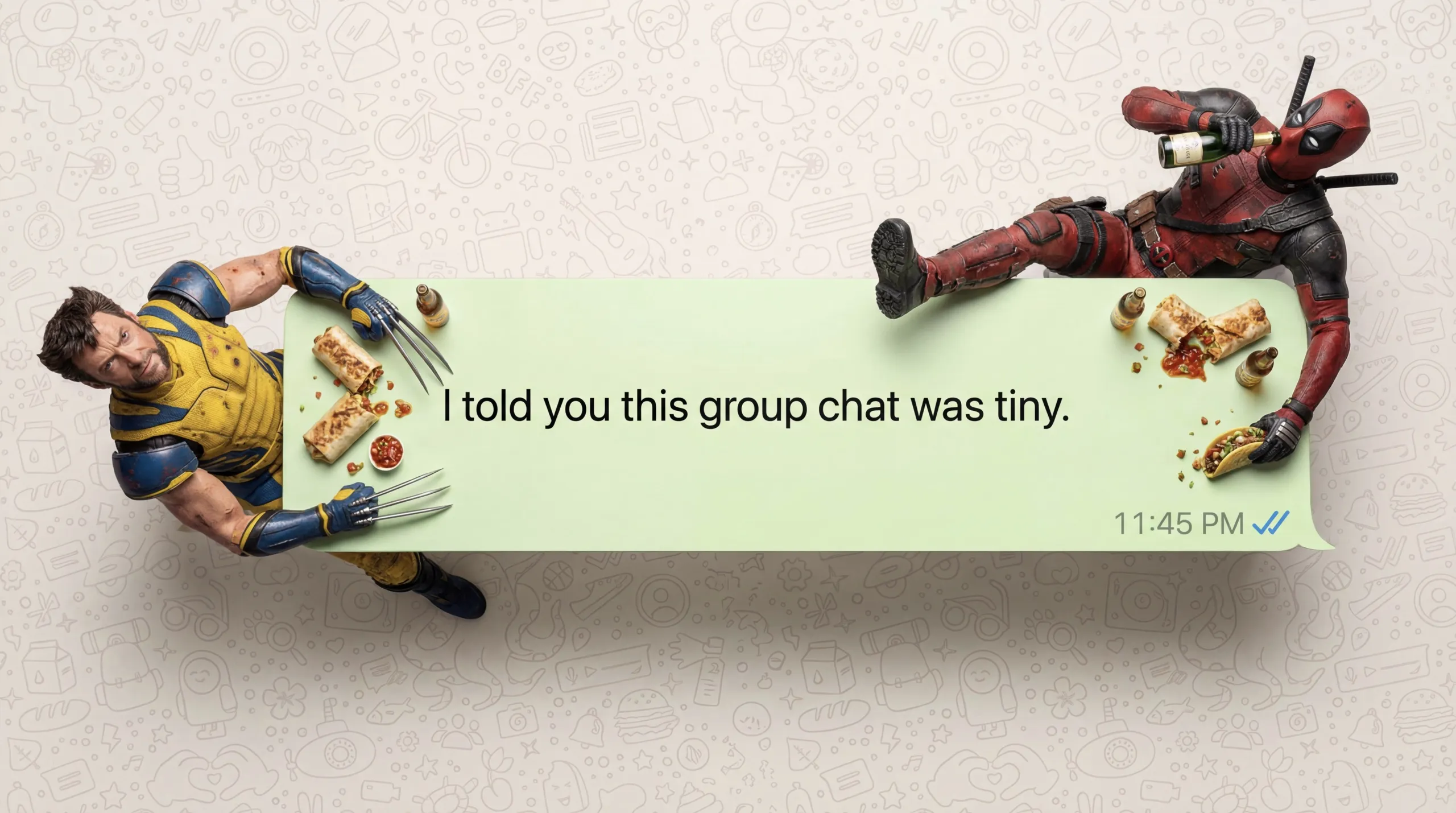 AI WhatsApp Dining Table Scene | Turn Messages into Surreal Art