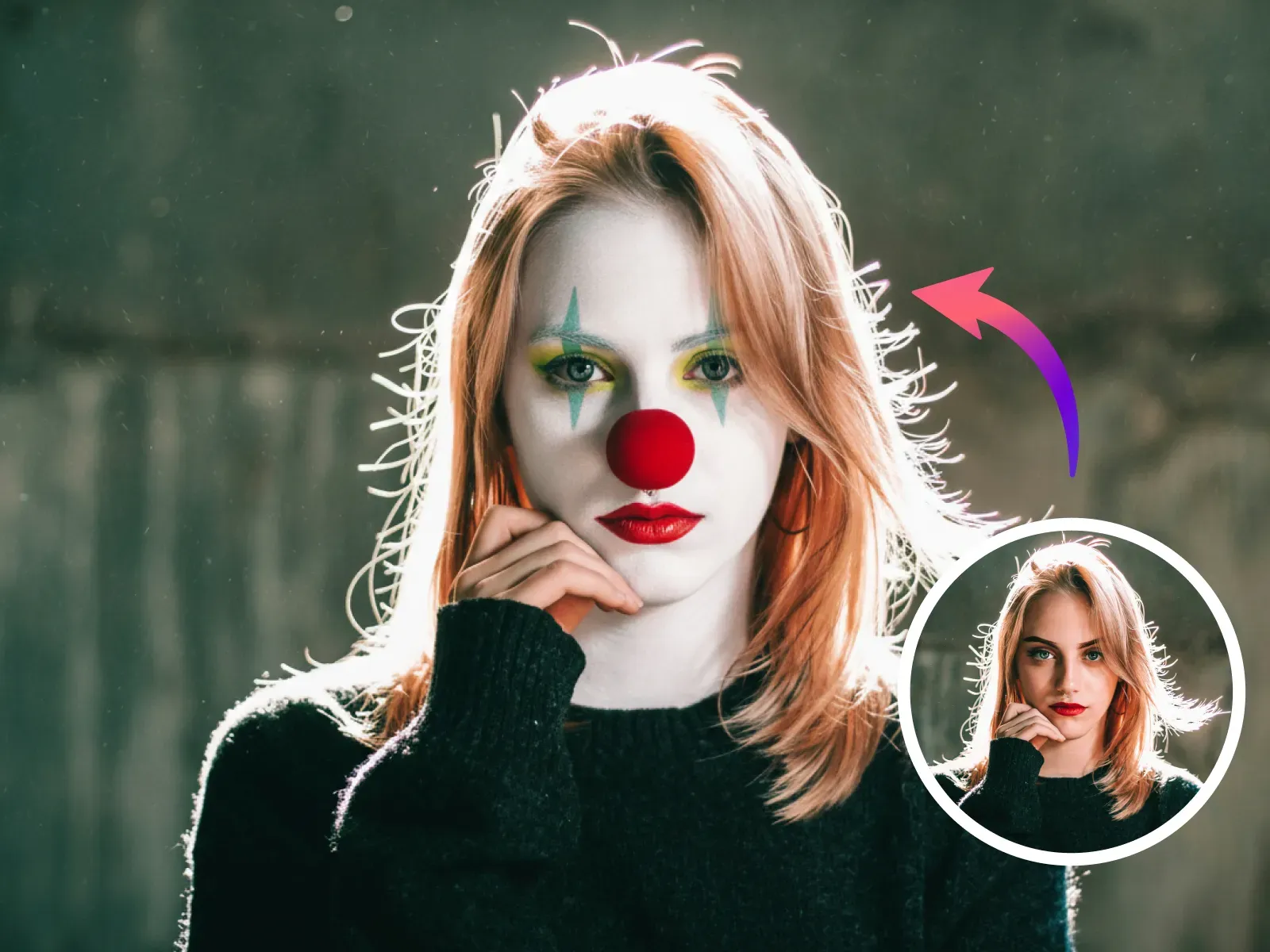 AI Clown Filter & Clown Face Editor Online | AIAI.com